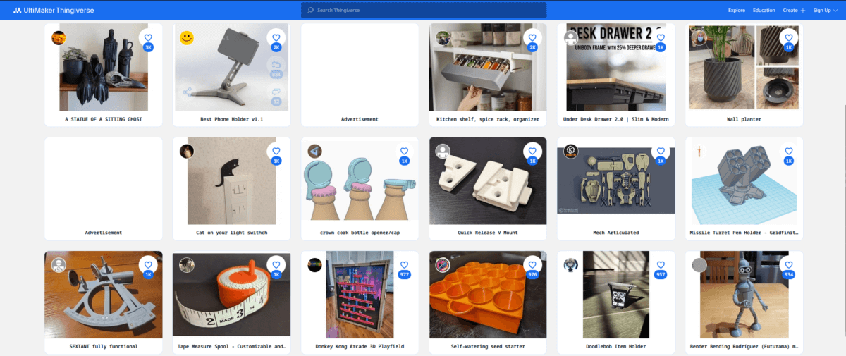 Os 5 melhores sites para encontrar arquivos STL – Impresso 3D